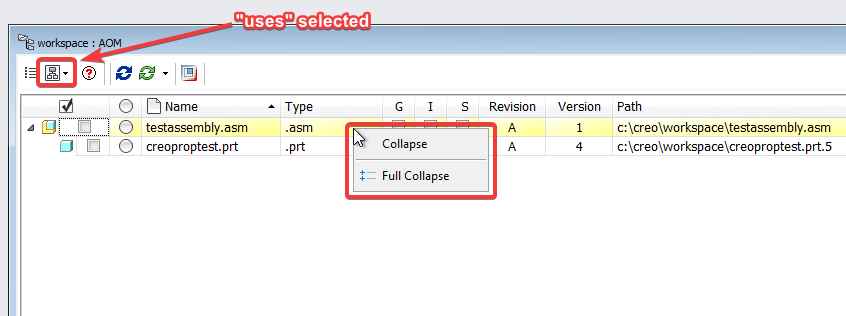 Contextual menu not showing in Creo add-in Browser Tree view