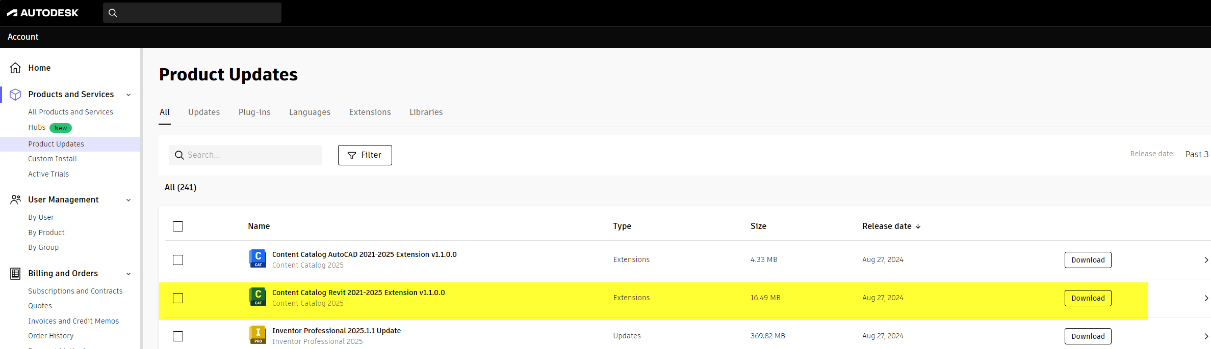 Revit 中缺少 Content Catalog 附加模块