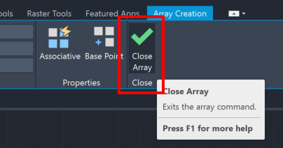 Editing arrays and ARRAY command does not create objects in AutoCAD