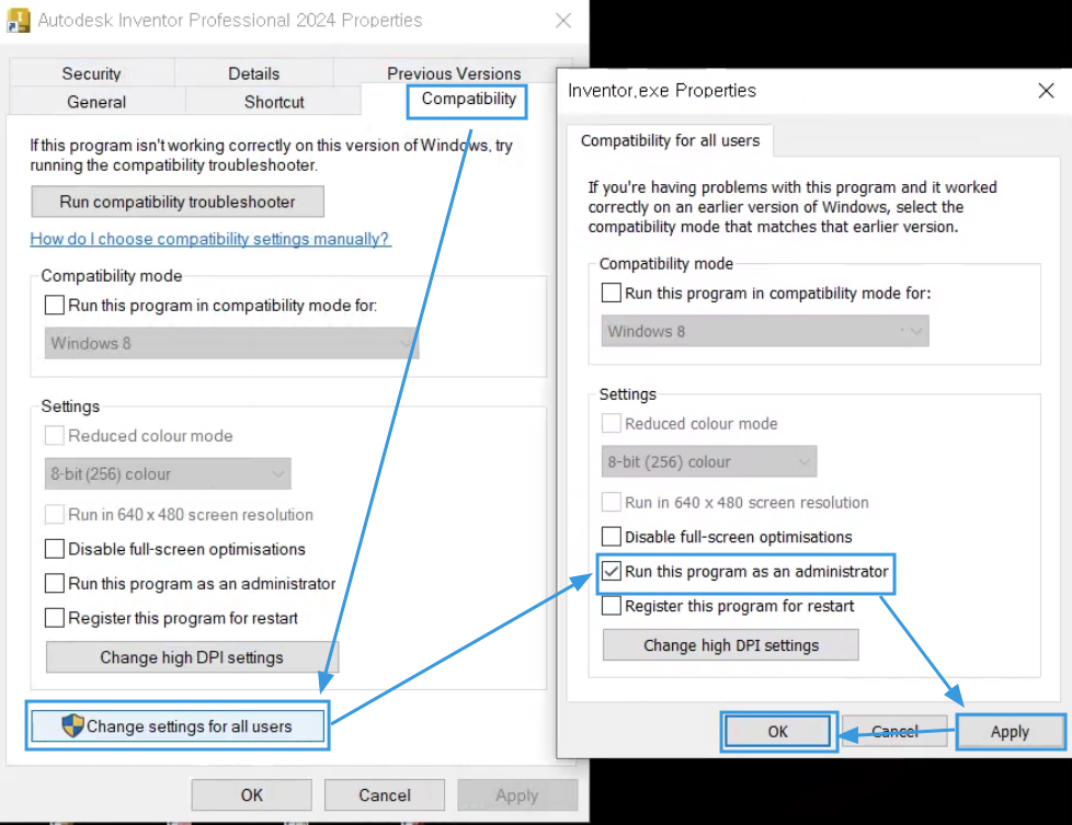 无法将文件从 Windows 资源管理器拖放到 Inventor
