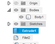 Cannot edit feature in the browser tree within Fusion