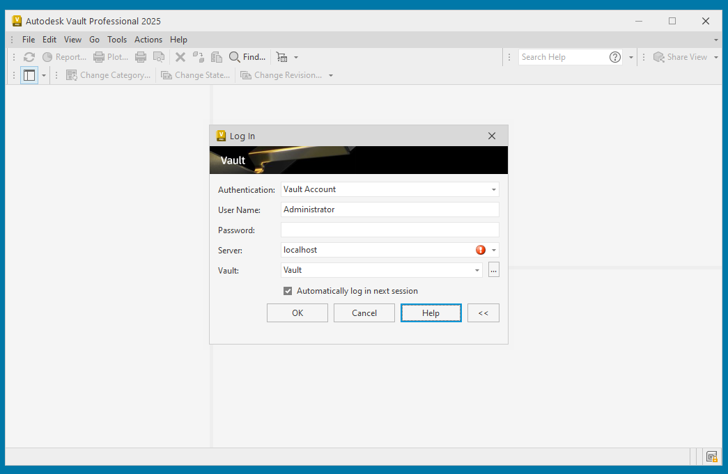 Unable to Sign In to Vault