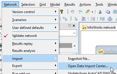 How to import node storage array in InfoWorks ICM
