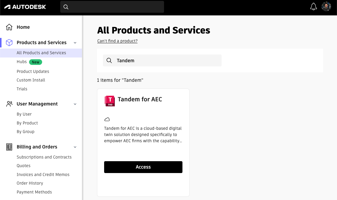 How to gain access to Tandem
