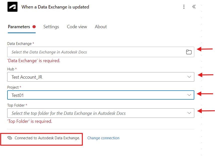 Account Hubs from ACC are not displayed in Microsoft Power Automate