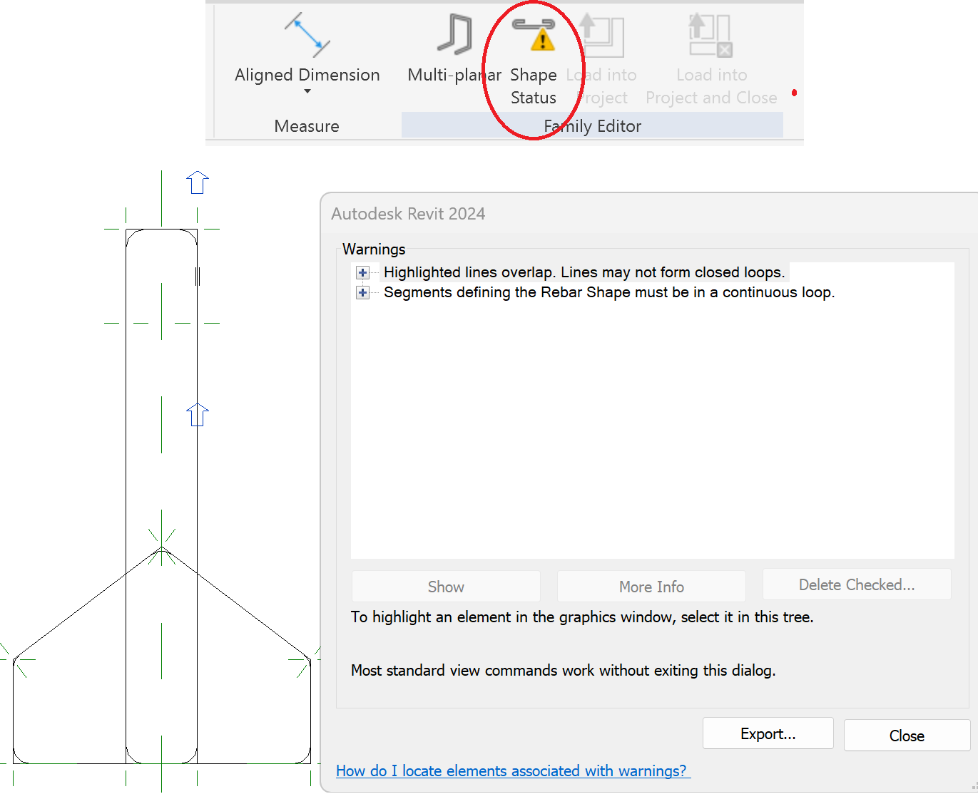 Cannot create custom rebar family in Revit