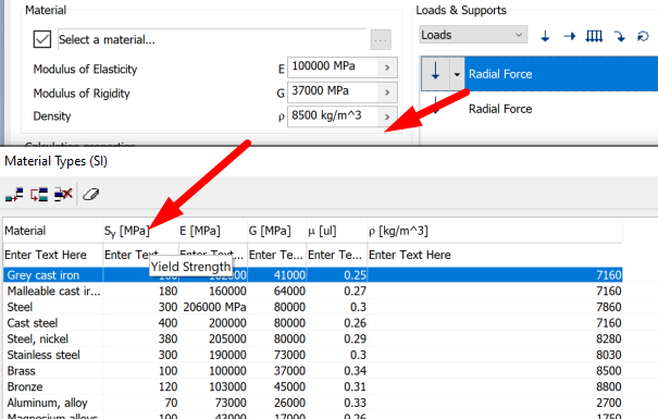 Design Accelerator of Shaft in Inventor has no Yield Strength field in ...