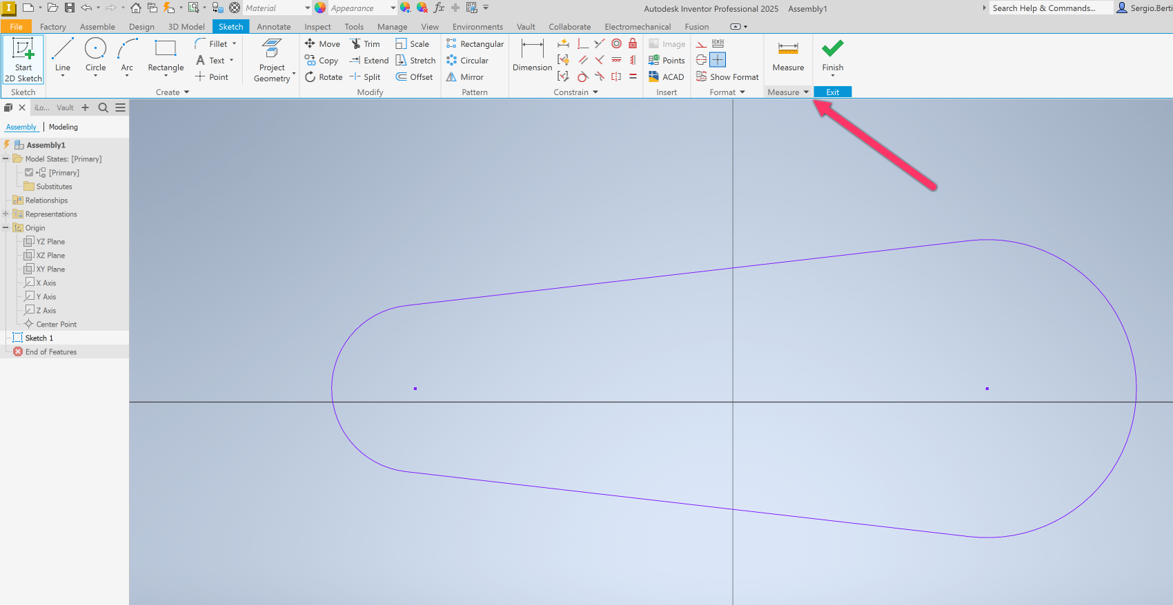 Calculating the Perimeter of an Assembly Sketch in Inventor