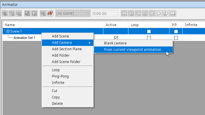 Is it possible combine camera and object animation in Navisworks?