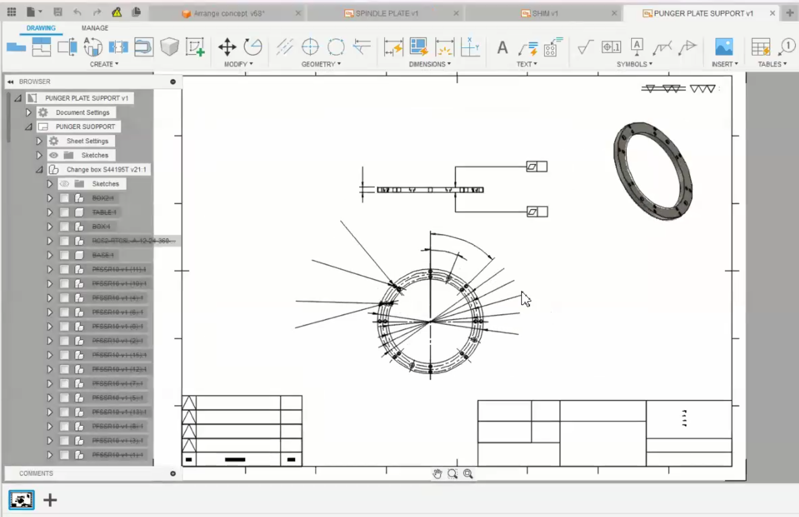 Drawing Dimensions text is missing after opening the multiple drawings ...