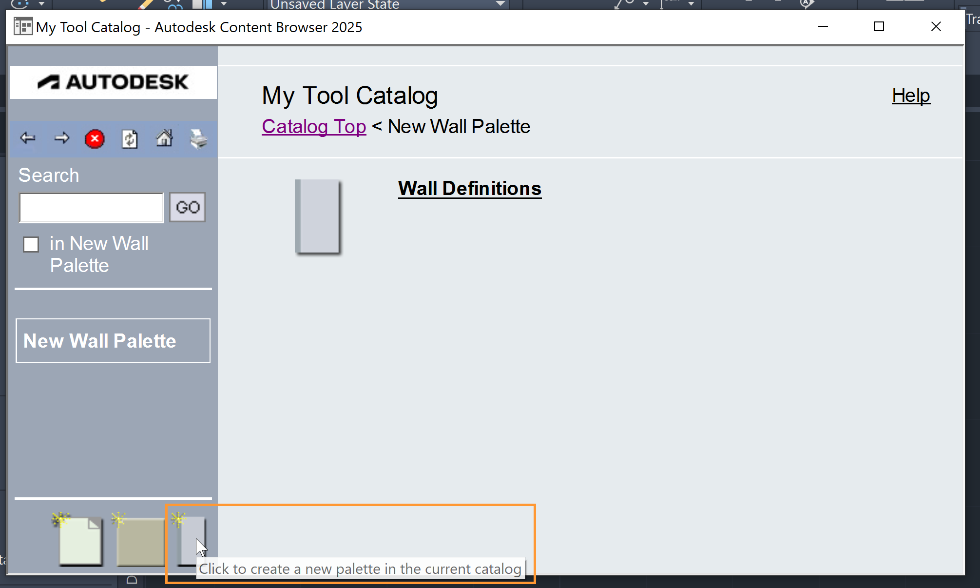 Add to Tool Palette from Content Browser fails in AutoCAD Architecture or MEP