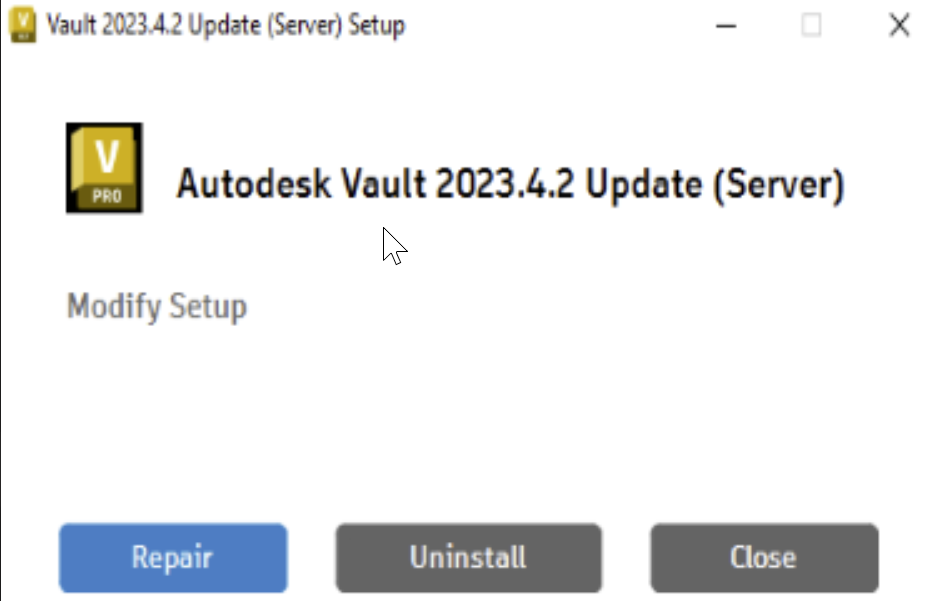 Vault Thin Client 2022 及更高版本中缺少功能