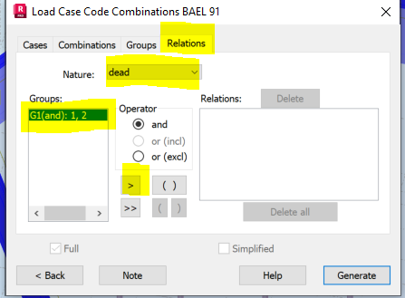 "Incorrect definition of relation between group of cases for code combinations" during the ...