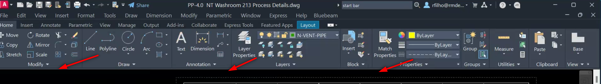 Start Drawing Ribbon missing in AutoCAD Products