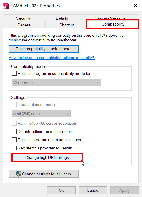 Input Box flickering when entering dimensions within Opus in CAMduct