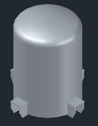 How to create equipment with upside down lugs in AutoCAD Plant 3D