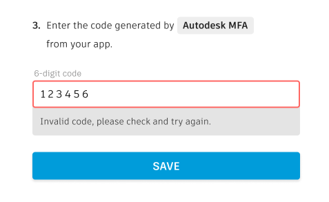 Troubleshooting 2FA setup for Autodesk users