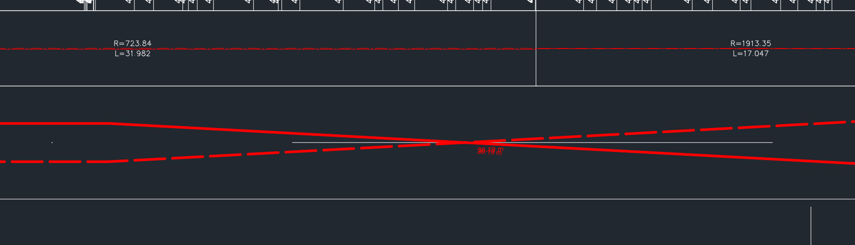 The band style for superelevation is missing labels in a profile view ...