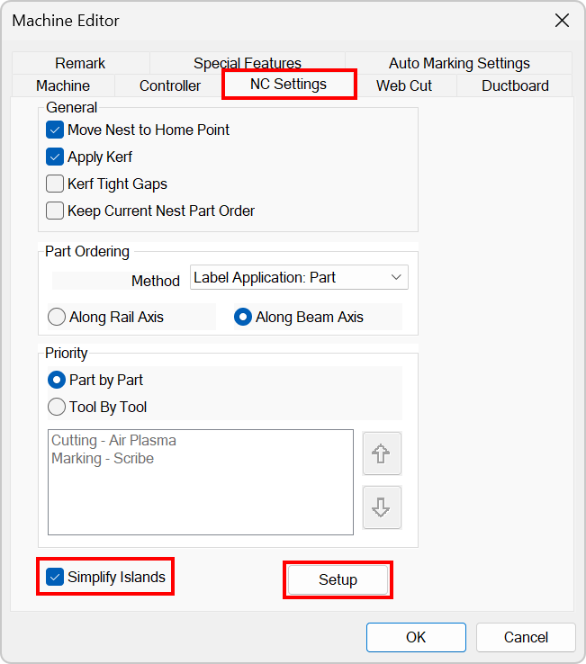 Curved profiles are not cut using polylines when writing NC files for Round Bends CID 61 in CAMduct