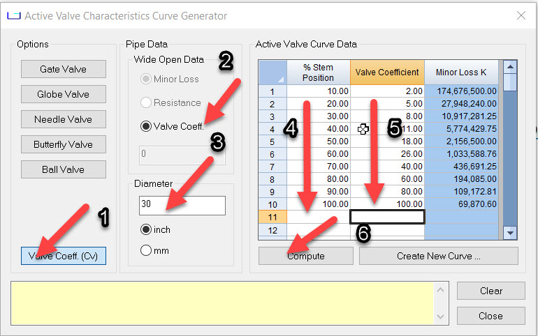 How to calculate Minor Loss K values with known % Stem and valve ...