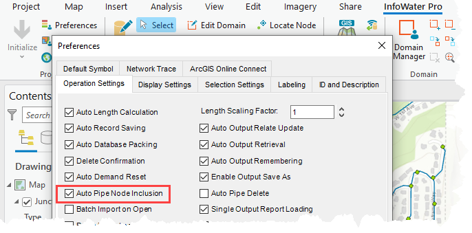 Input Error 203: Pipe XX refers to undefined node in InfoWater Pro