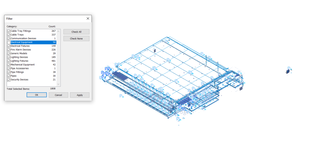 Exporting to NWC fails with a log file in Revit