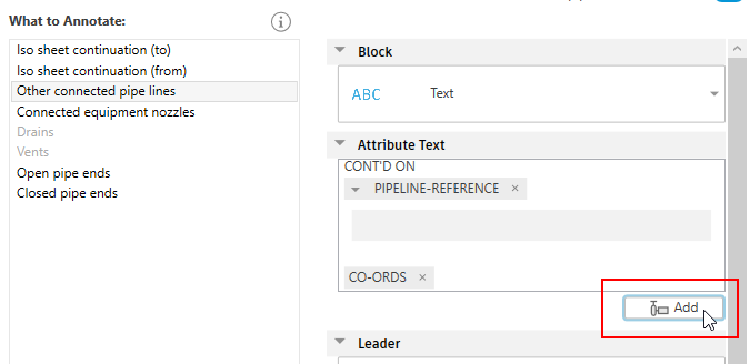 How to configure the continuation annotations to get specific ...