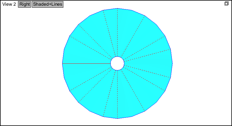 Pattern CID 858 not divided into equal parts in CAMduct