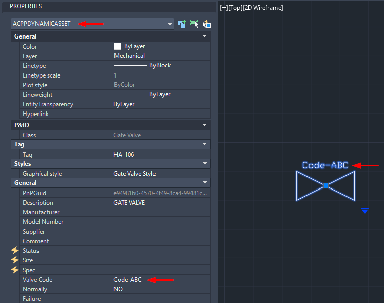 AutoCAD Plant 3D 2025 Help | Property information is not populated in the P&ID symbol of AutoCAD ...