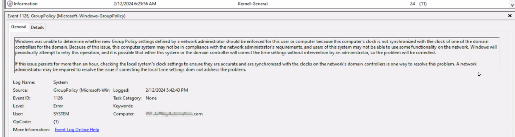 "Windows...failed...server....same domain as...server." during Vault login