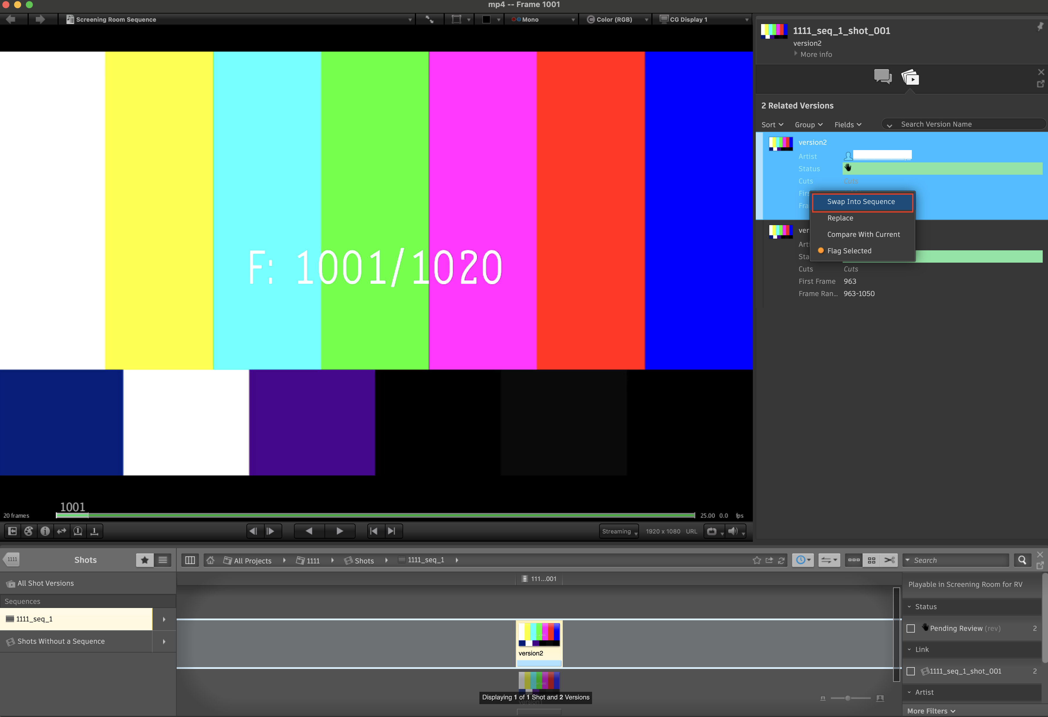 How to stay at the same frame position when switching between several ...