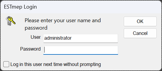 Login prompt is displayed when accessing a Fabrication configuration