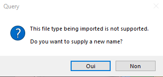"This file type being imported is not supported" when importing step or iges files into PowerShape