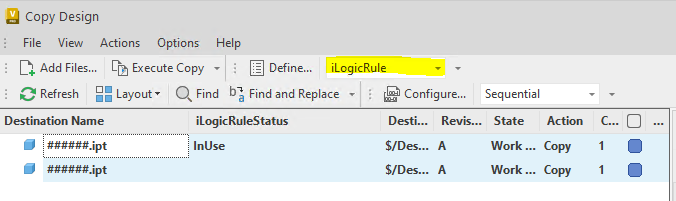 "Some file Vault properties could not be updated.." after Copy Design