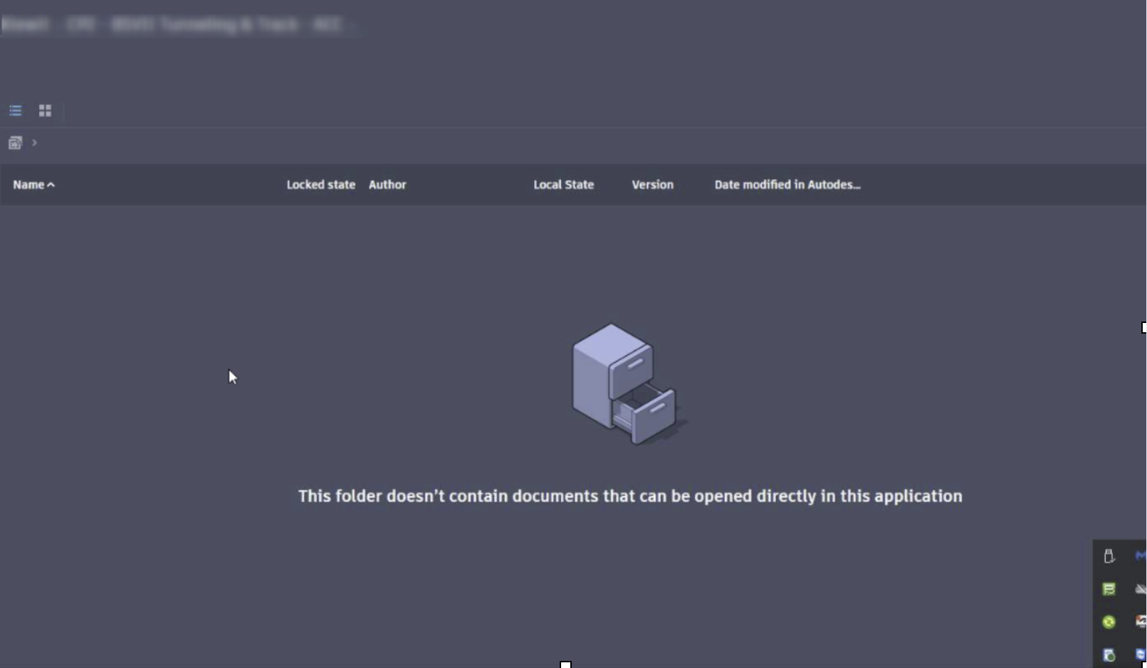Unable to see ACC Docs Project files from within AutoCAD products