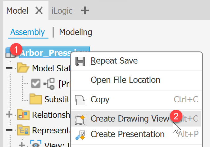 How to export a BOM of selected parts only in Inventor?