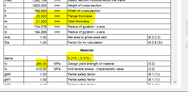 Why design yield strength for steel (Fy) is reduced while steel design ...