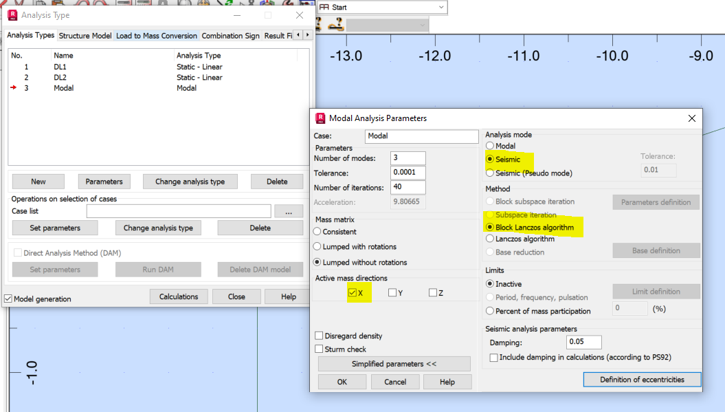 "Execution problem 902" reported while modal analysis in Robot Structural Analysis