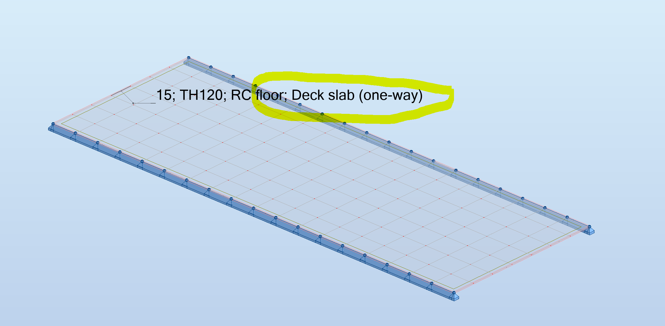 "The load has not been distributed correctly" while slab supported with linear supports ...