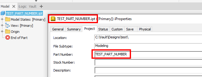 Overriding numbering in Part Number on specific Inventor IPT or IAM ...