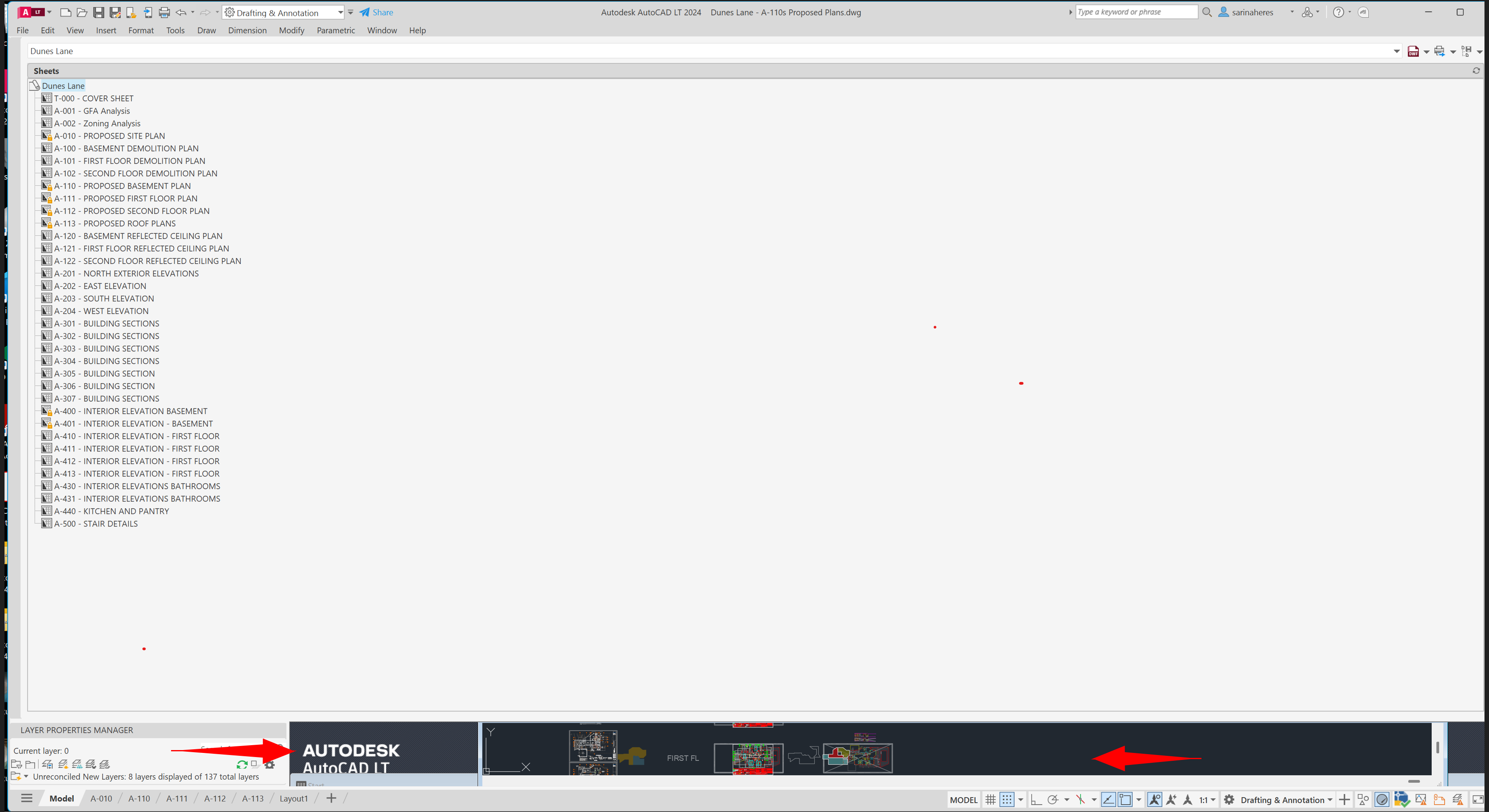 Drawing area covered by palette in AutoCAD products