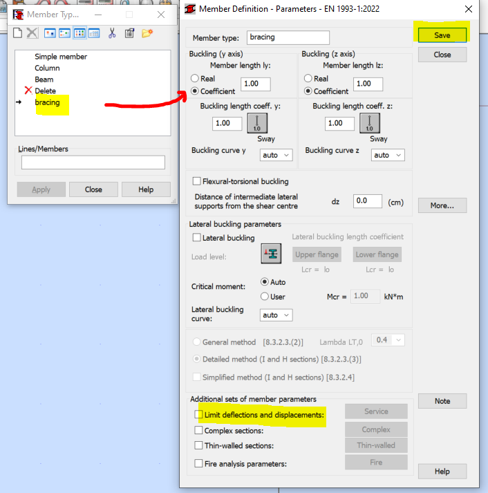 While steel design displacement is verified for tension member when ...