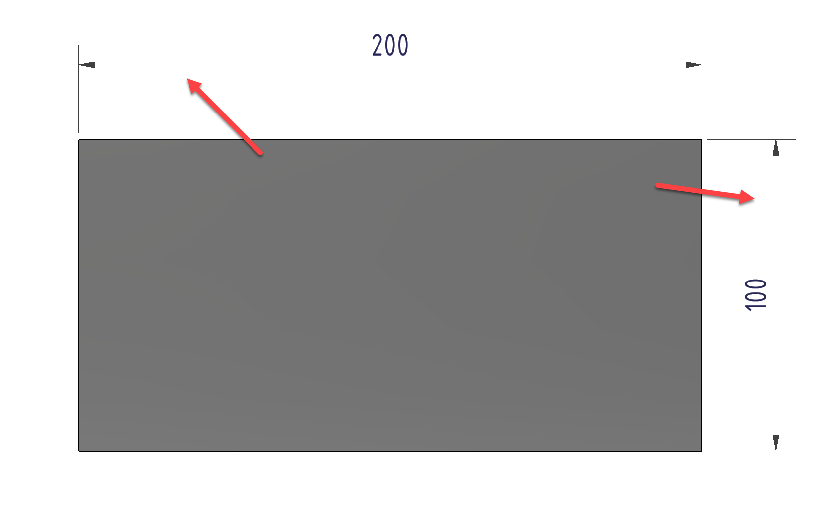 A gap is shown when hidden text is overlapping with a dimension line in ...