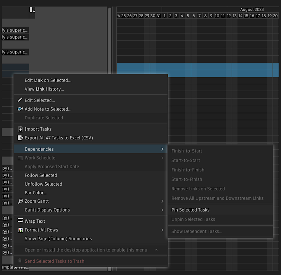 在 Flow Production Tracking 中限制对任务上的任务依存关系字段的编辑