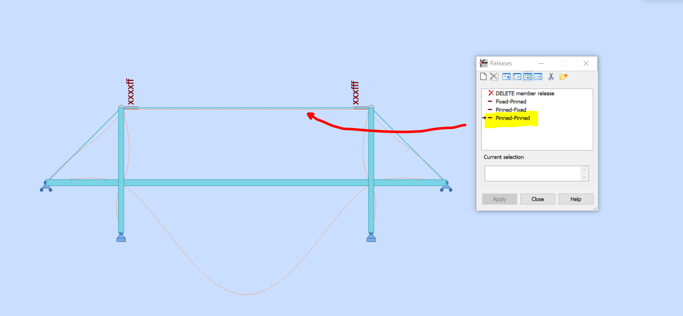 Incorrect member deflection for cable element simulated by beam member in Robot Structural Analysis