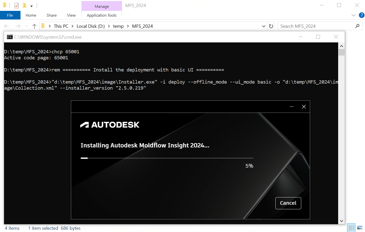 Molfdlow Synergy Custom Install shows Moldflow Insight when installing