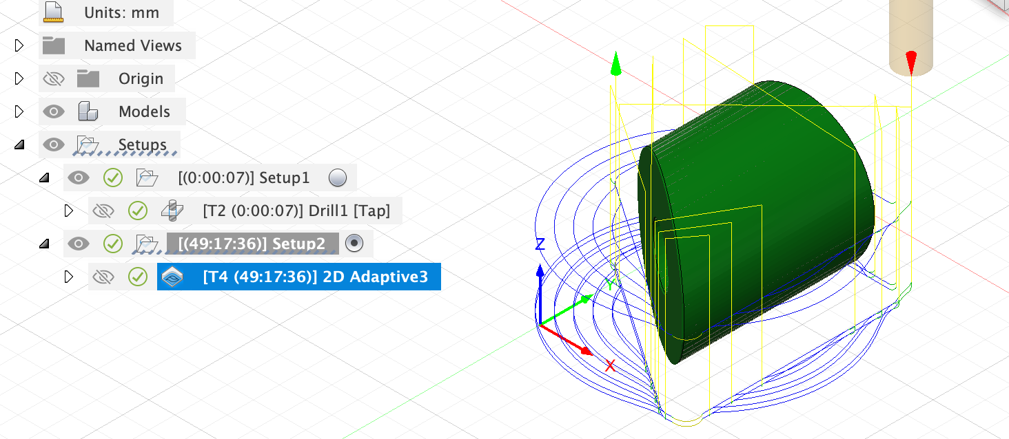 Stock contour incorrect for 2D Adaptive toolpath in Fusion