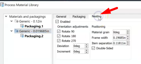 Is free turning parts possible in Auto Nesting of Inventor
