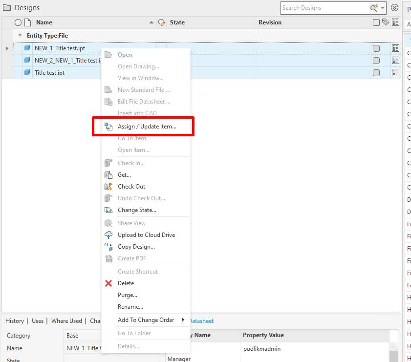 How to rename several titles in Item at once in Vault
