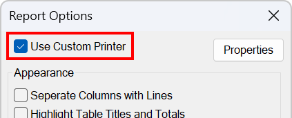 "Printer definition is defunct" when printing reports in CAMduct